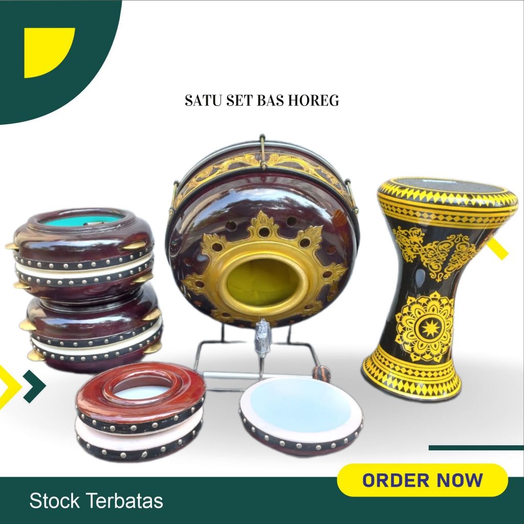Jual Satu set Alat musik Rebana Hadroh jepara banjari terbang hadroh ...