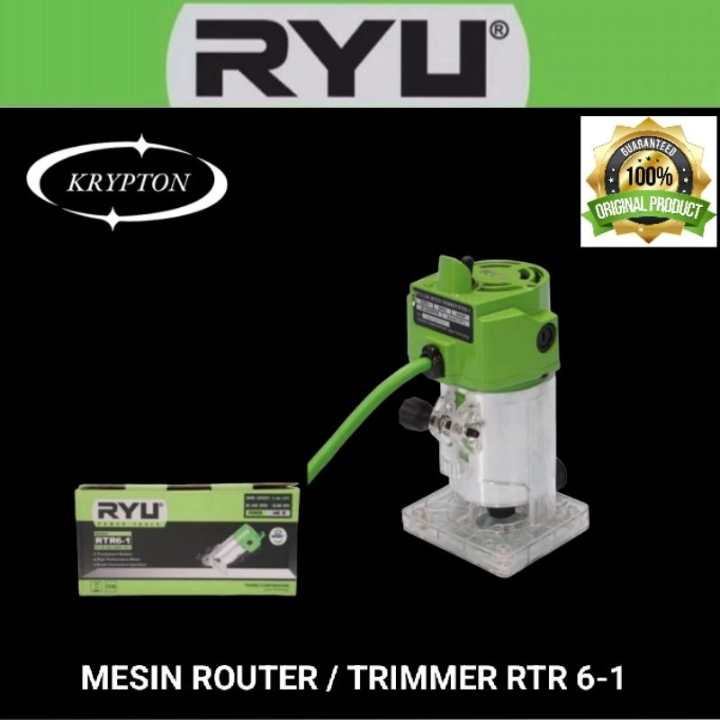 Jual Ryu by tekiro mesin trimmer / router RTR 6-1 (100% original ...
