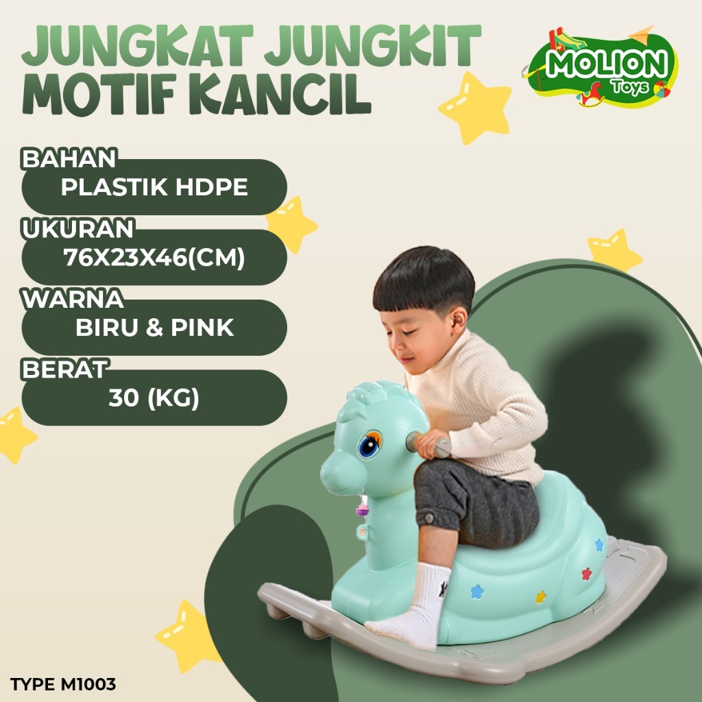 Jual MOLION Rocking Horse Mainan Kuda Kudaan Anak Kuda Jungkat Jungkit ...