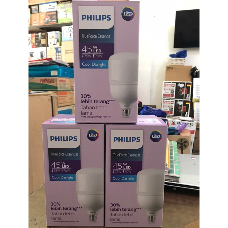 Jual Lampu LED Philips TrueForce Essential 45 Watt | Shopee Indonesia