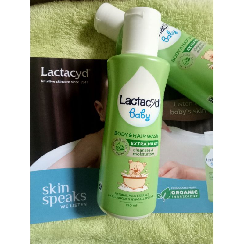 Jual Lactacyd baby body & hair wash Extra milky 150ml | Shopee Indonesia