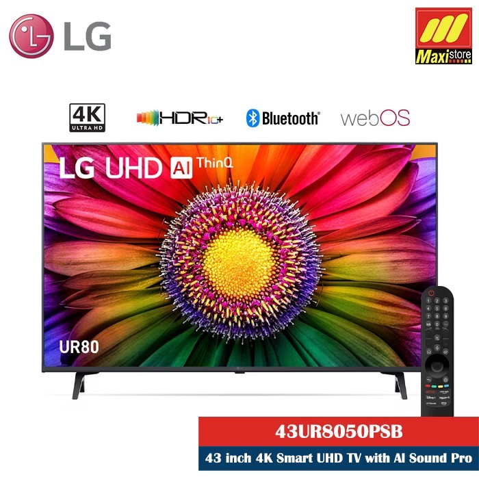 Jual LG 43UR8050 / 43UR8050PSB 2023 43 Inch 4K UHD Smart TV - Garansi ...
