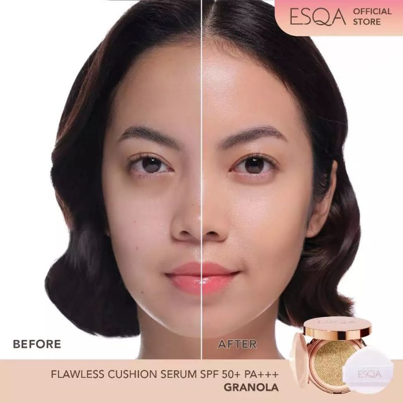 Jual ESQA Flawless Cushion Serum SPF 50+ PA+++ 15gr | Shopee Indonesia