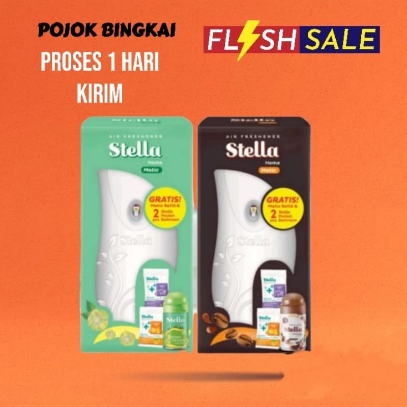 Jual Stella Pengharum Ruangan Otomatis Dispenser + Refill + Baterai ...