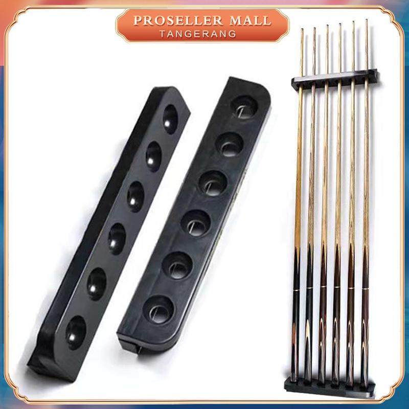 Jual Rak Stik Biliar 6 Slot Wall Cue Rack Plastik Cue Rack ABS Rak ...