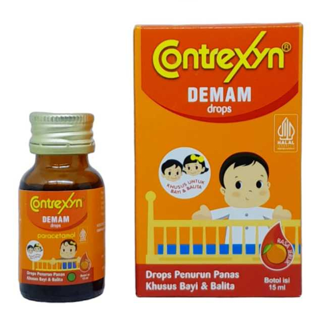 Jual CONTREXYN DEMAM DROP ISI 15 ML UNTUK MENURUNKAN DEMAM PADA ANAK ...
