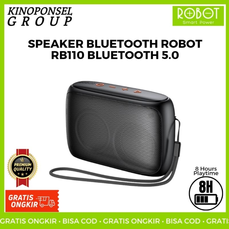 Jual Speaker Bluetooth Robot RB110 5W SUPER BASS | Speaker Mini | Salon Mini | Speaker Portable ...