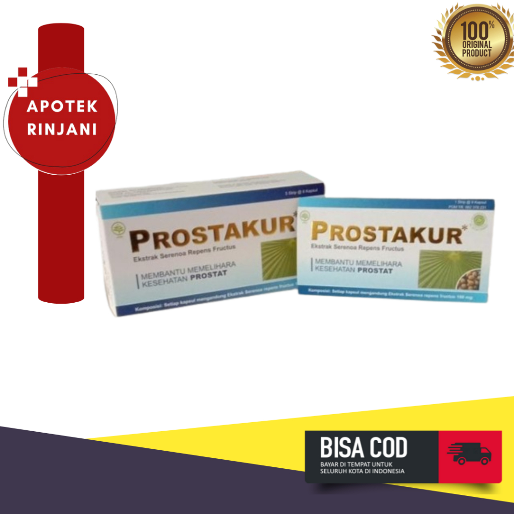 Jual PROSTAKUR UNTUK KESEHATAN PROSTAT (6 KAPSUL) | Shopee Indonesia