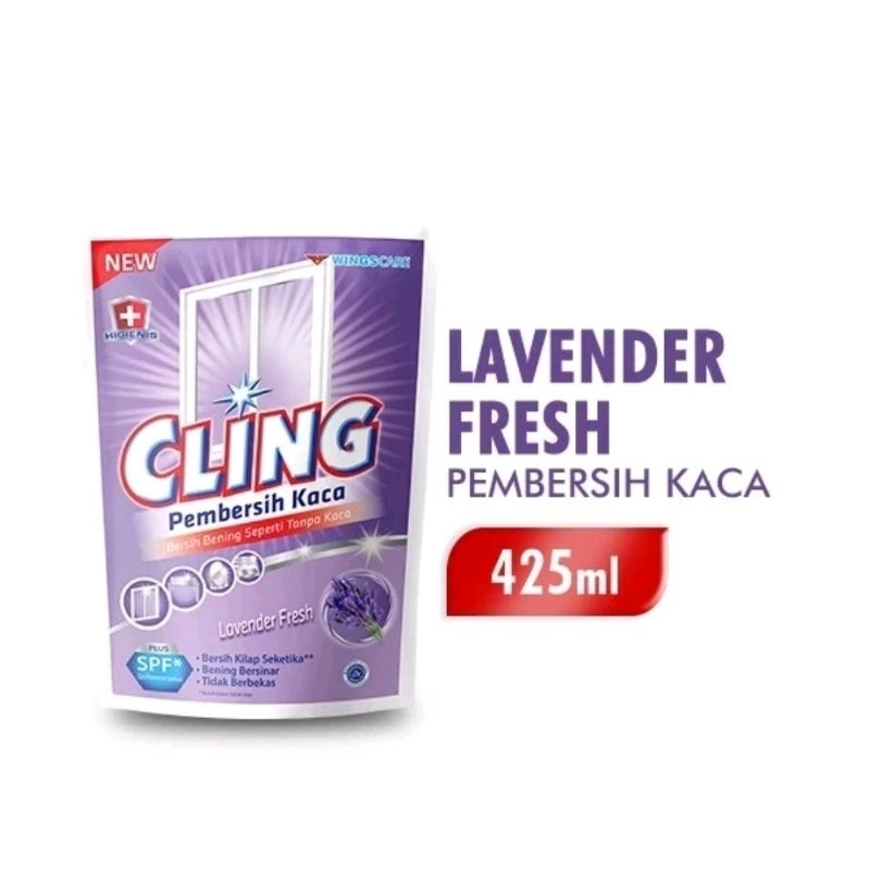 Jual Cling Pembersih Kaca Botol 440ml & Reffil 410ml | Shopee Indonesia