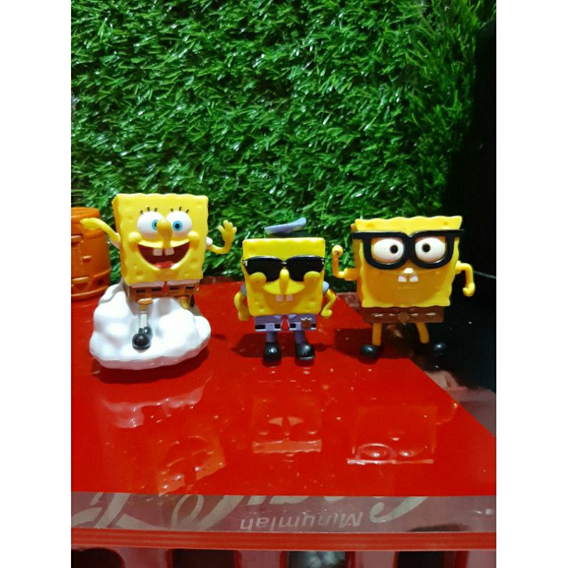 Jual Mainan Figure Karakter Spongebob 3pcs (Bekas) | Shopee Indonesia