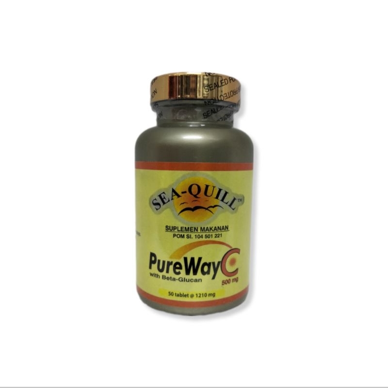 Jual Sea Quill PUREWAY C 500mg 50 Tablet | Shopee Indonesia