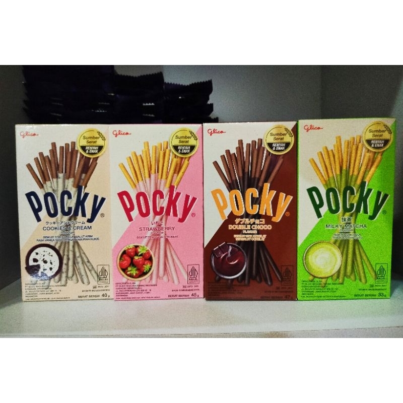 Jual Glico Pocky ukuran 45gr all varian rasa | Shopee Indonesia