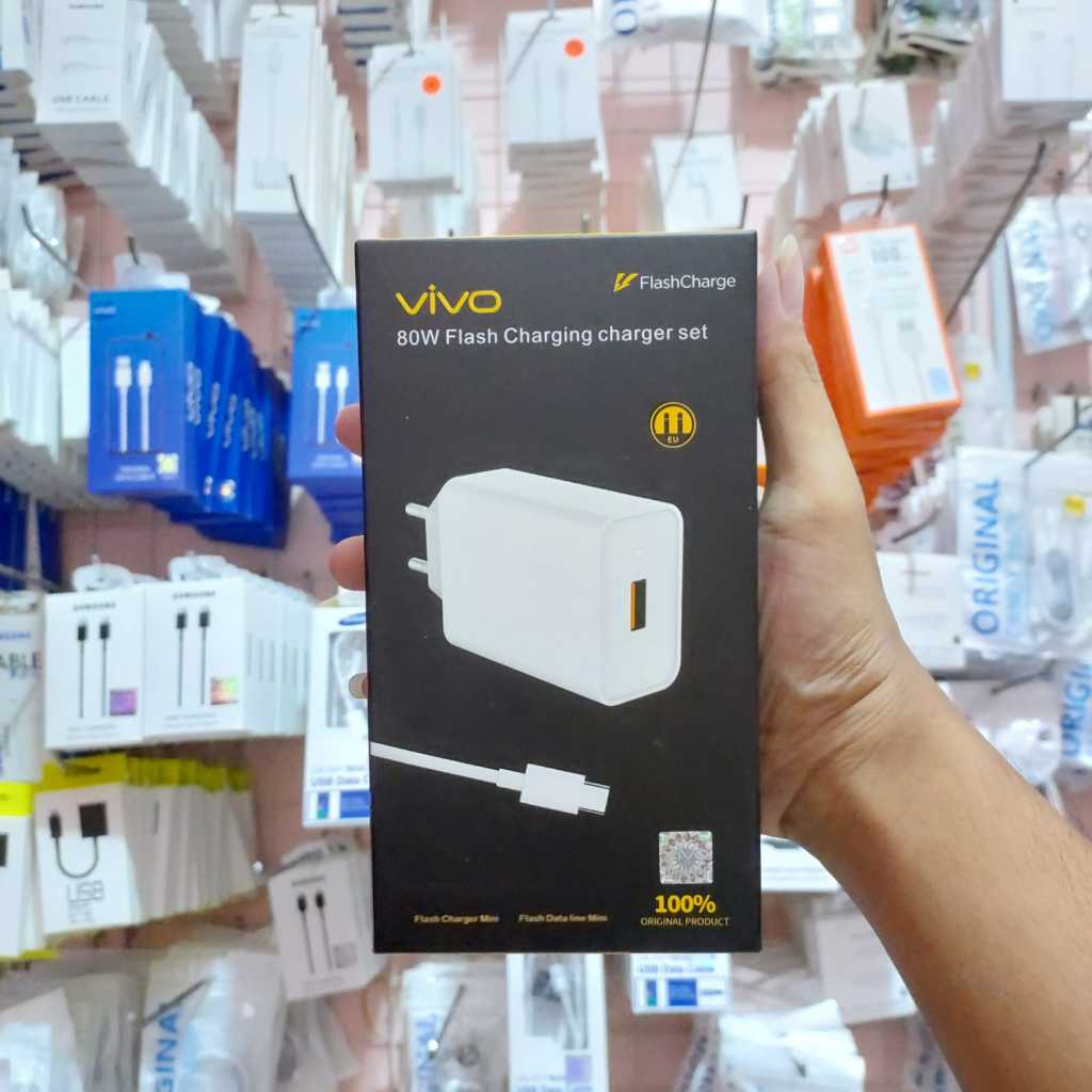 Jual Charger Vivo V27 5G, V29 5G, Y100 5G, X70 Pro, X80, X80 Pro, iQOO ...