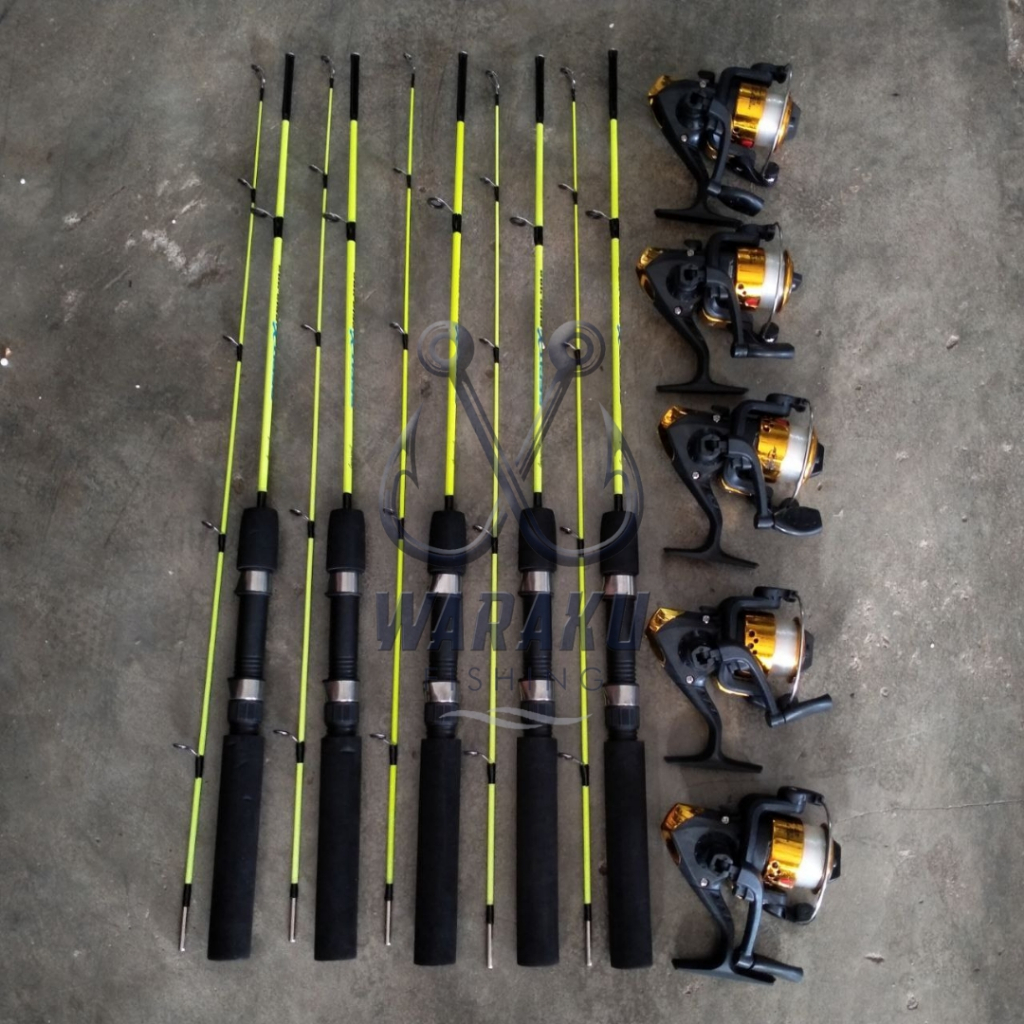 Jual Joran Pancing Udang 3set / 5 set Action Lentur | Shopee Indonesia