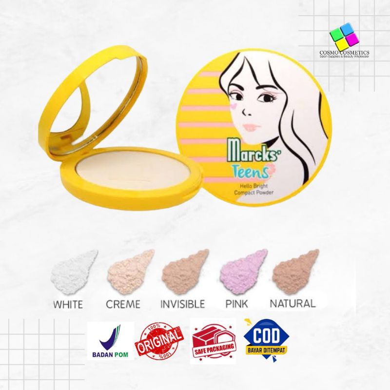 Jual Marcks bedak teens compact powder 12gr | Shopee Indonesia