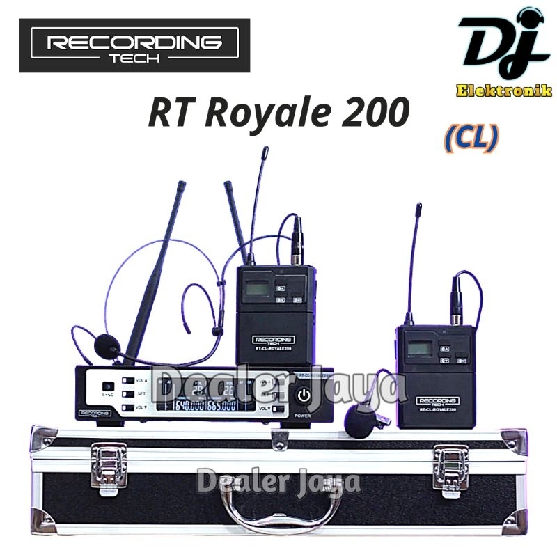 Jual RECORDING TECH RT ROYALE 200 / ROYALE200 CL - 2 Mic Heaset ClipOn ...