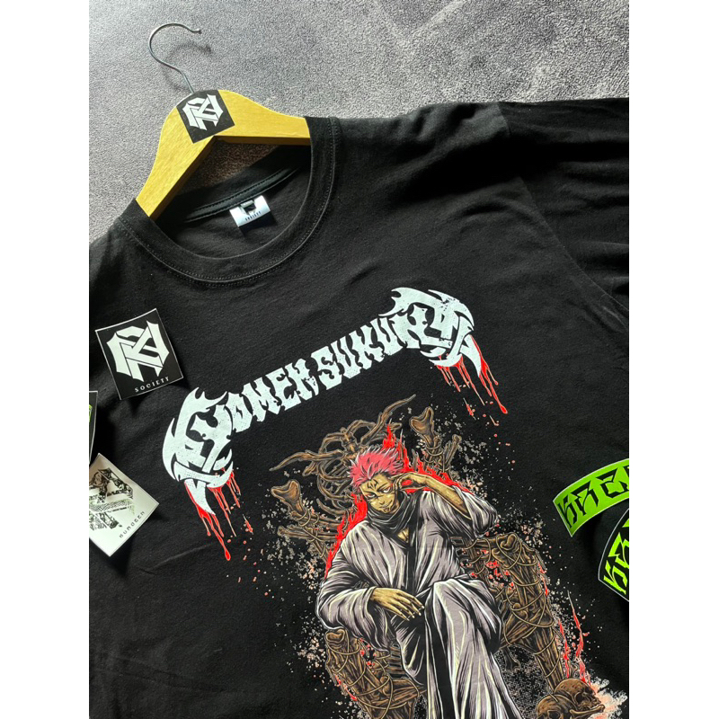 Jual Kaos Anime Ryomen Sukuna Jujutsu Kaisen Series - Kurozen Society ...