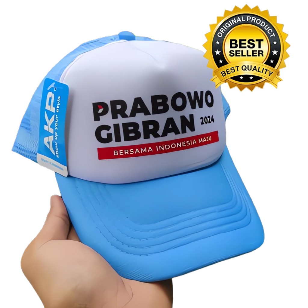 Jual Topi kampanye Biru Prabowo gibran / gemoy / custom / bisa persen gambar custom | Shopee ...