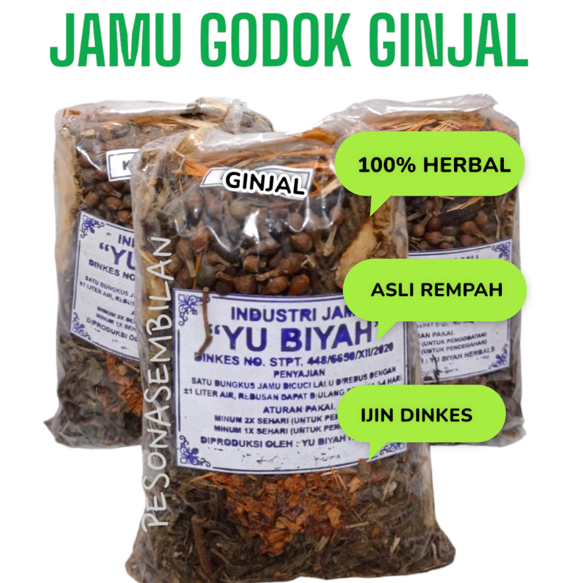 Jual Jamu Godok Sehat Ginjal, Obat herbal Tradisional | Shopee Indonesia