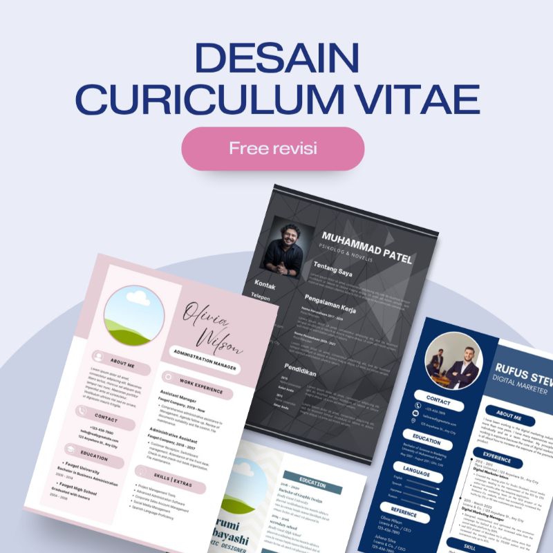 Jual Jasa Pembuatan CV | Jasa Desain CV | Jasa CV MURAH | Shopee Indonesia