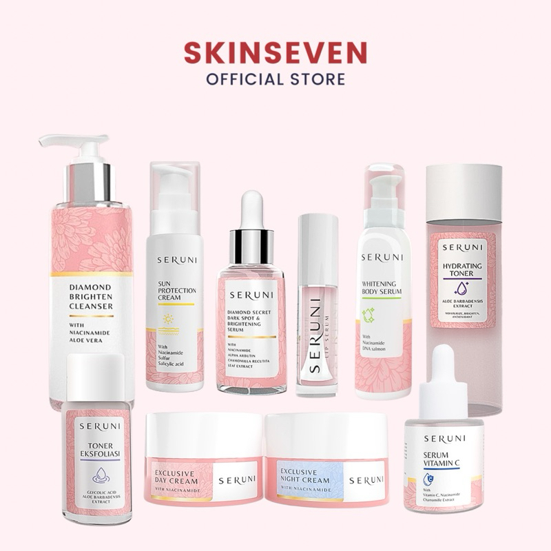 Jual SERUNI SKINCARE • Paket Glowing Full Set Beauty Series | Shopee ...