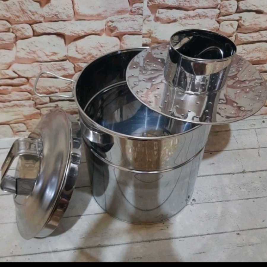 Jual Dandang Bakso Stainless 30 cm/ Panci Bakso Tinggi / Tong Bakso ... Jual Dandang Bakso Stainless 30 cm/ Panci Bakso Tinggi / Tong Bakso ...