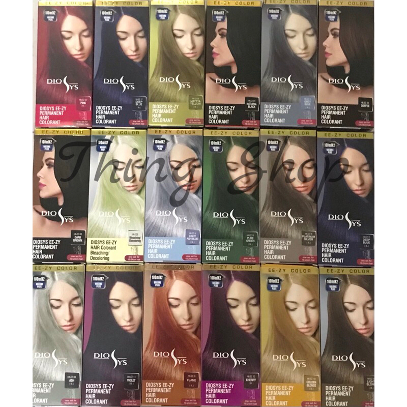 Jual Diosys Ee Zy Color Permanent Hair Colorant Cat Rambut Permanen