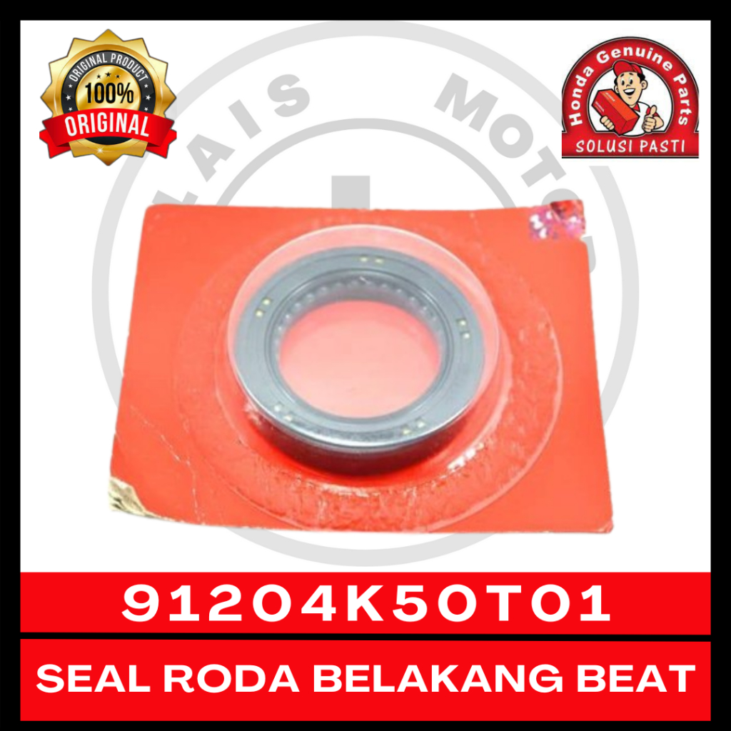 Jual Seal Roda Belakang K50 Beat, Vario 110, Scoopy, Genio 91204K50T01 ...
