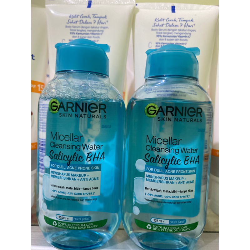 Jual GARNIER Micellar Cleansing Water Blue 125 ml | Shopee Indonesia
