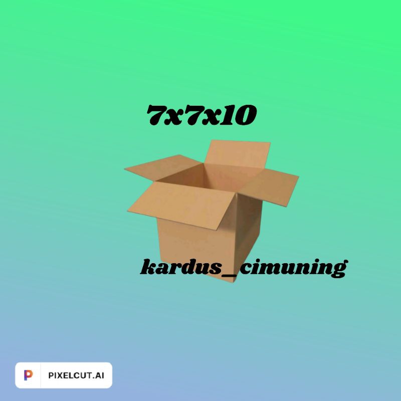 Jual kardus box packing 7x7x10 | Shopee Indonesia