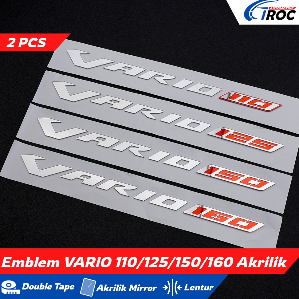 Jual VIC Emblem Vario Timbul 3D Vario 11 125 15 16 Stiker Vario Timbul ...