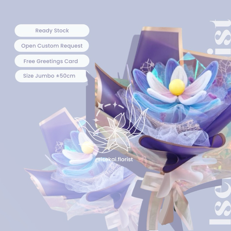 Jual Glaze Lily Bouquet Bunga | Genshin Impact | Buket Pipe Wire ...