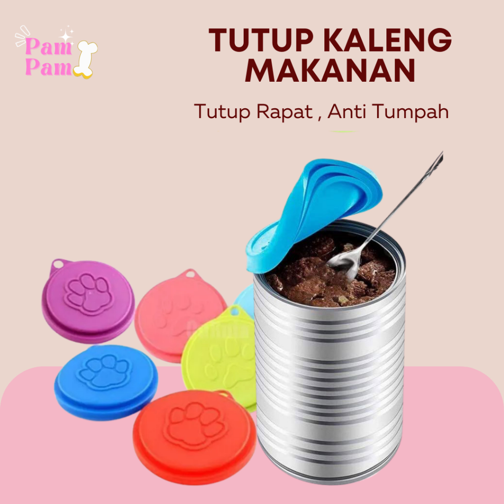 Jual Tutup Kaleng Makanan Kucing Anjing Wet Food Penutup Kaleng Makanan ...