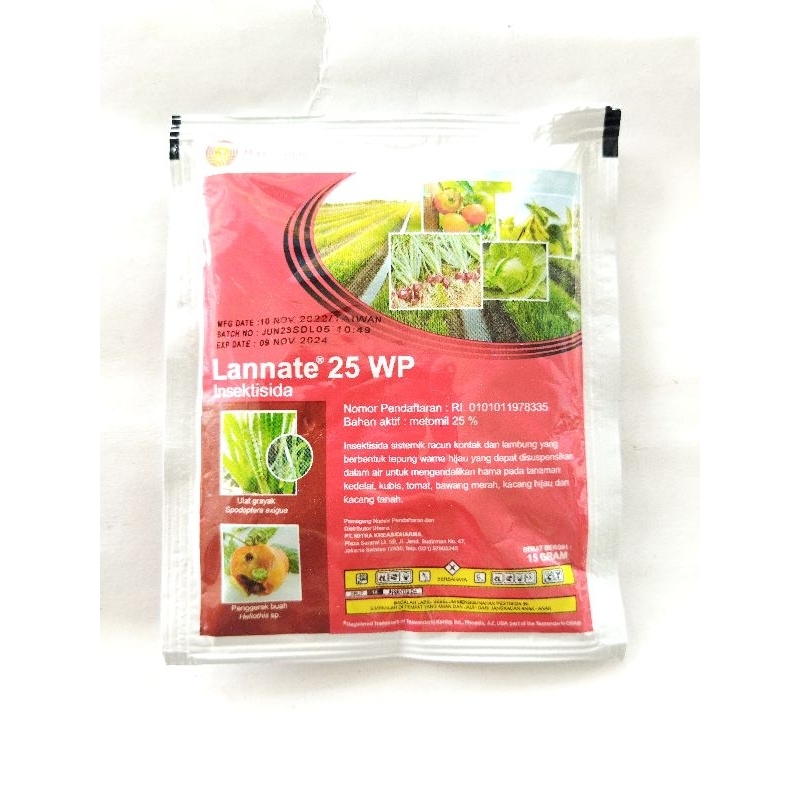 Jual Insektisida Dupont Lannate 25WP 15gram, lannete 25wp obat racun ...