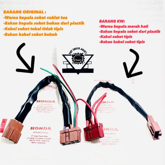 Jual KABEL SOKET KIPROK SPULL ECU PIN 7 BEAT FI BEAT POP BEAT ESP ...