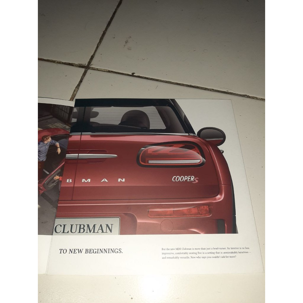 Jual Brosur Mini Cooper Clubman 2022 Original Brosur Plaza Mini ...
