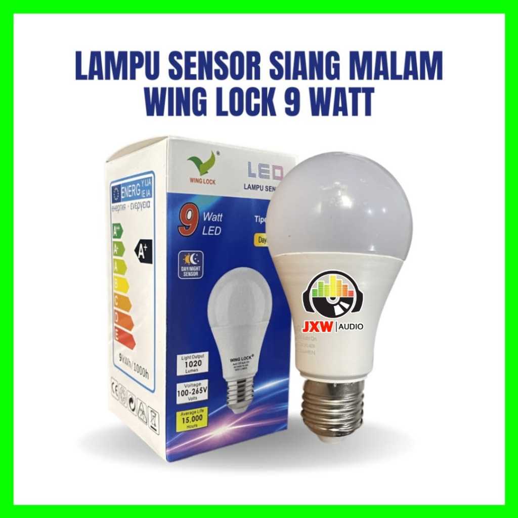 Jual LAMPU LED SENSOR CAHAYA 9 DAN 18 WATT WING LOCK LAMPU SENSOR ... Jual LAMPU LED SENSOR CAHAYA 9 DAN 18 WATT WING LOCK LAMPU SENSOR ...