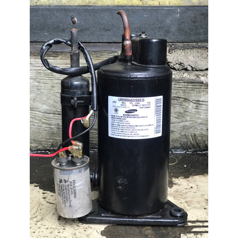 Jual kompresor AC split khusus R22 1/2 3/4 masih bawaan pabrik 100% ...