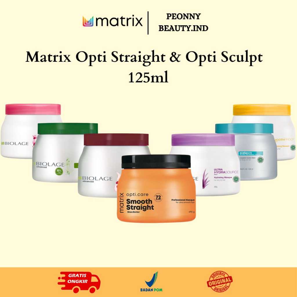 Jual MATRIX Biolage Masque |490g|Hydrasource|Fiberstrong|Scalpure ...