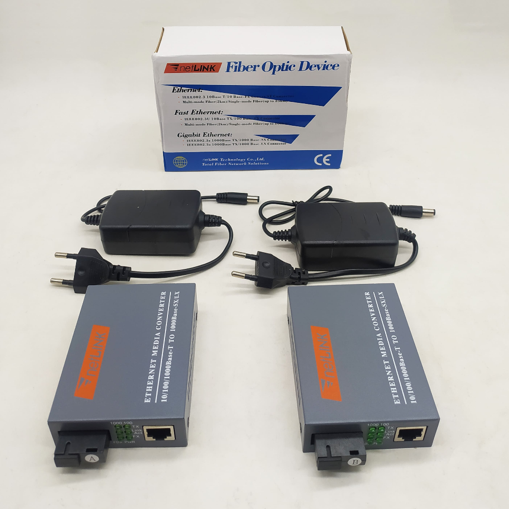 Jual Konverter FO To LAN HTB-GS-03 A+B 10/1000 GIGABIT Converter Fiber ...