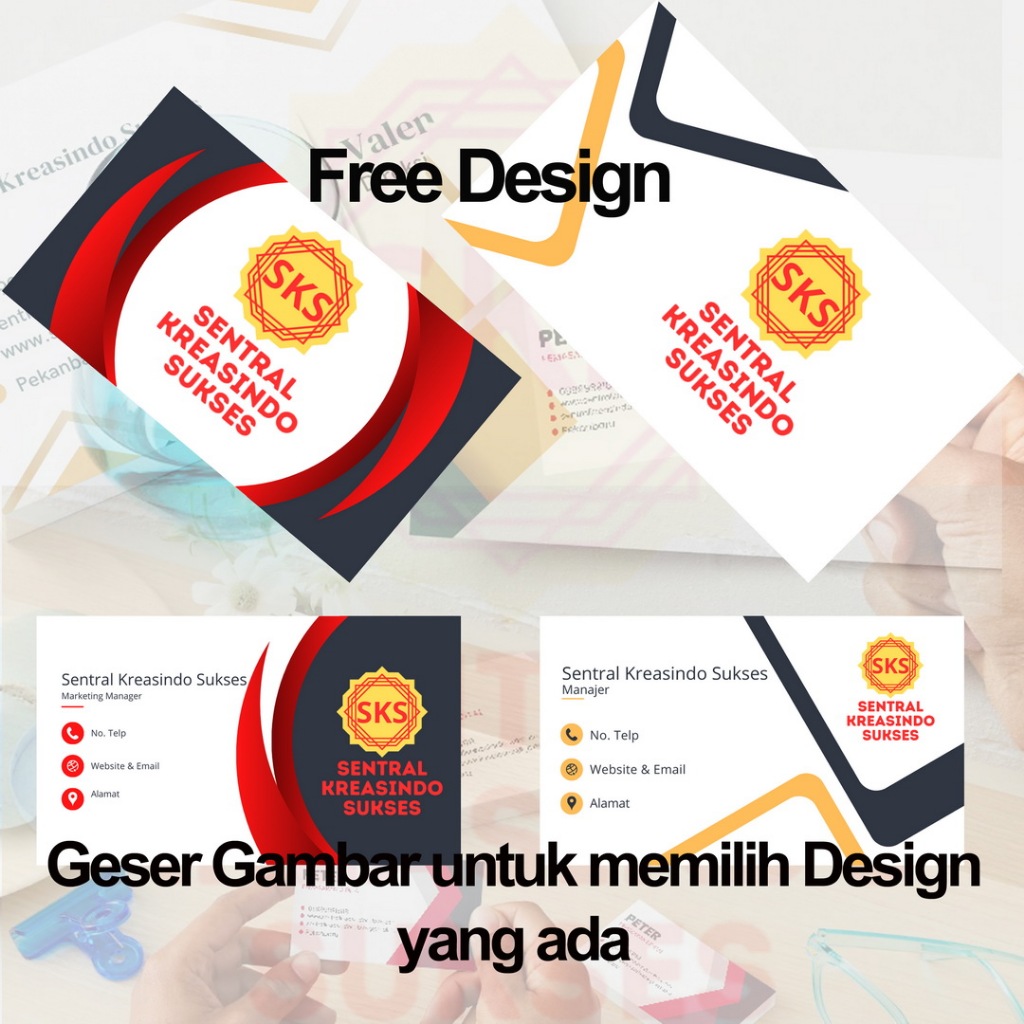 Jual Kartu Nama Free box | Shopee Indonesia
