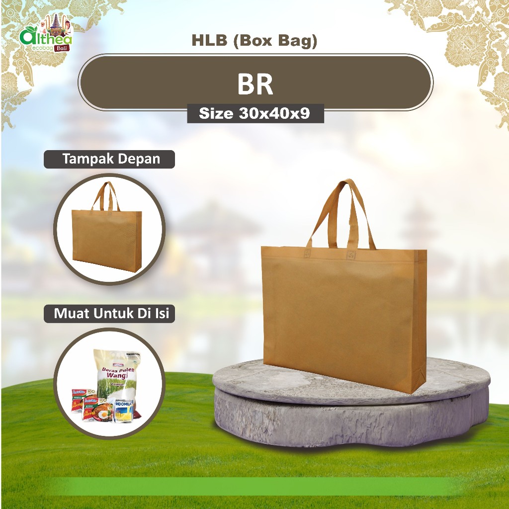 Jual Tas Spunbond Polos | Tas Sembako Tas Goodie Bag | Ukuran 30x40x09 ...