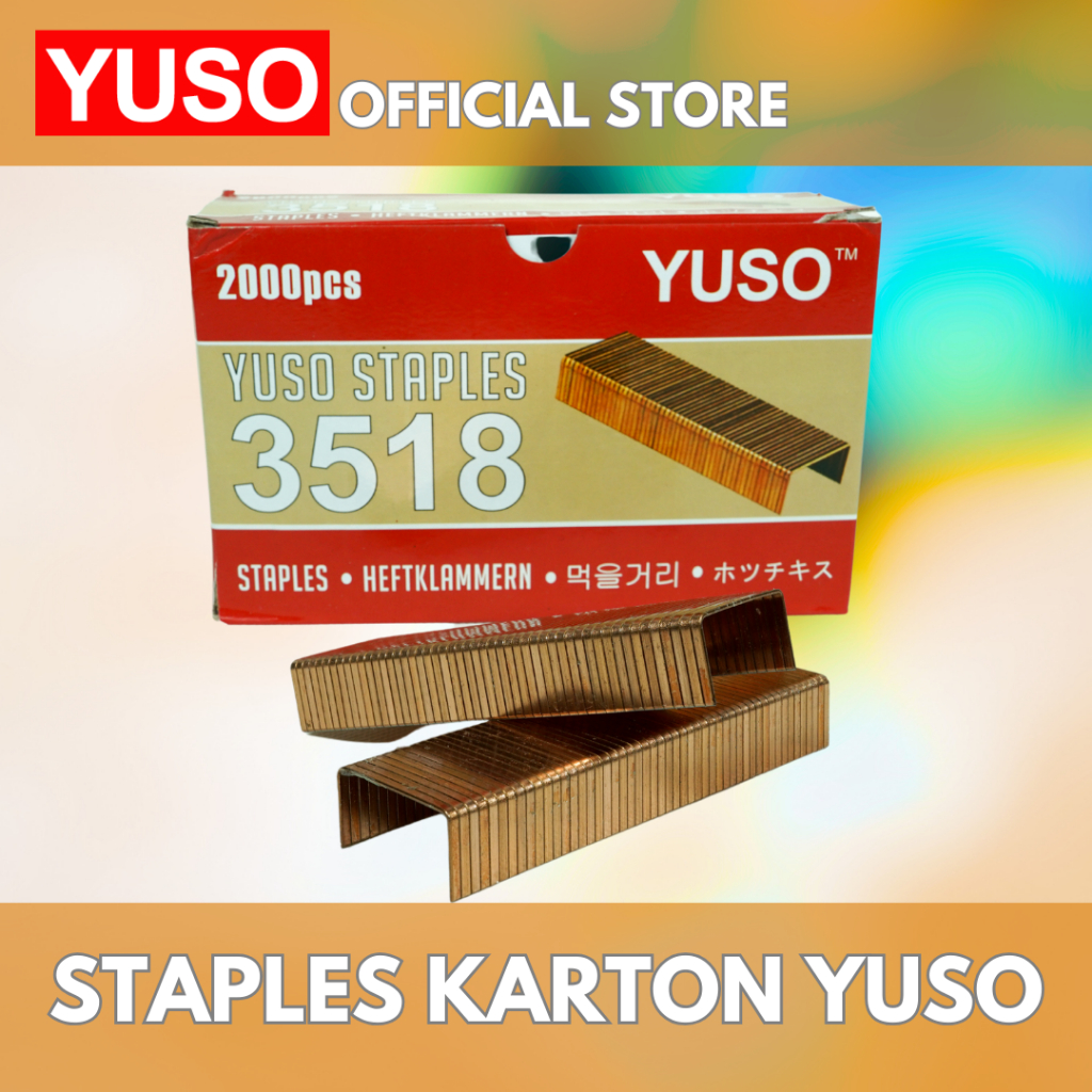 Jual Isi Staples Kardus / Karton 3518 YUSO | Shopee Indonesia