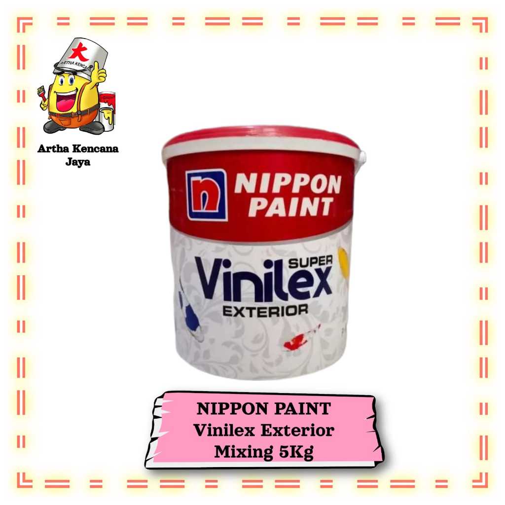 Jual NIPPON PAINT VINILEX EXTERIOR 5KG ( MIXING ) | Shopee Indonesia