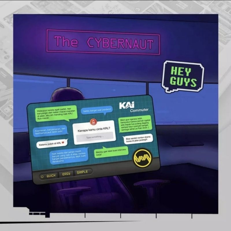 Jual //**KMT THE CYBERNAUT Design**// Kartu KMT [KRL/COMMUTER LINE ...