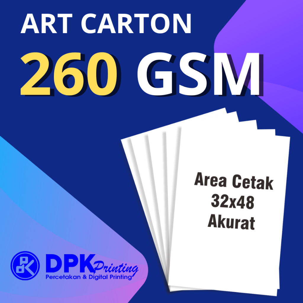 Jual CETAK ART CARTON 260 GSM A3+ MURAH / POSTER/COVER BUKU / PRINT A3 ...