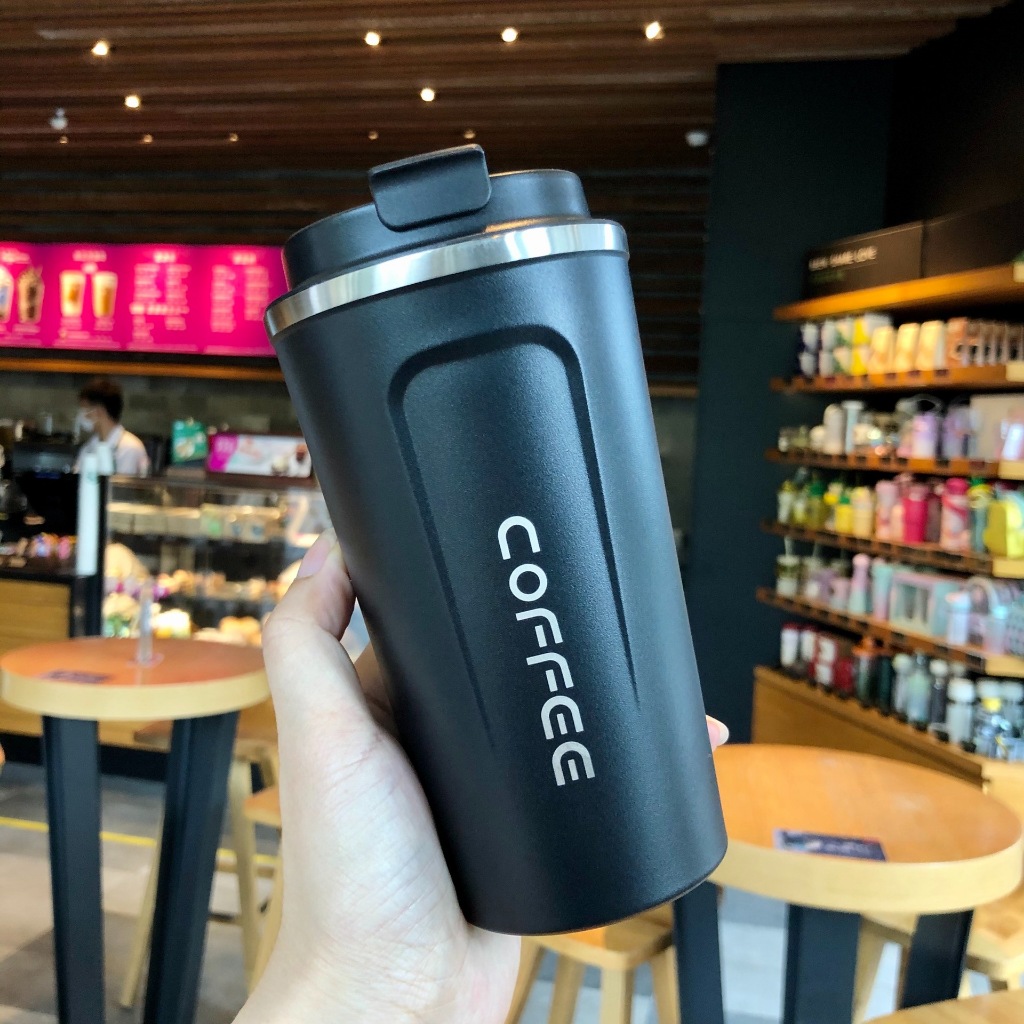 Jual Botol Minum Travel Tumbler Coffee Tahan Air Panas Dingin Kopi ...