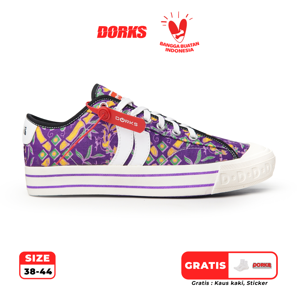 Jual Dorks - Wangsa x Batik Tangerang Sepatu Sneakers Casual Pria ...