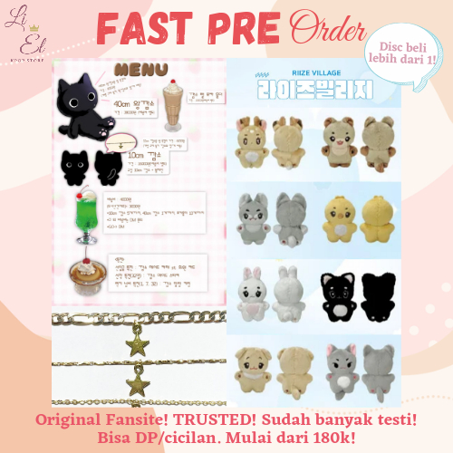 Jual Dolls RIIZE - Riize Village Doll 10cm & Kkamso Doll 10cm & 40cm ...