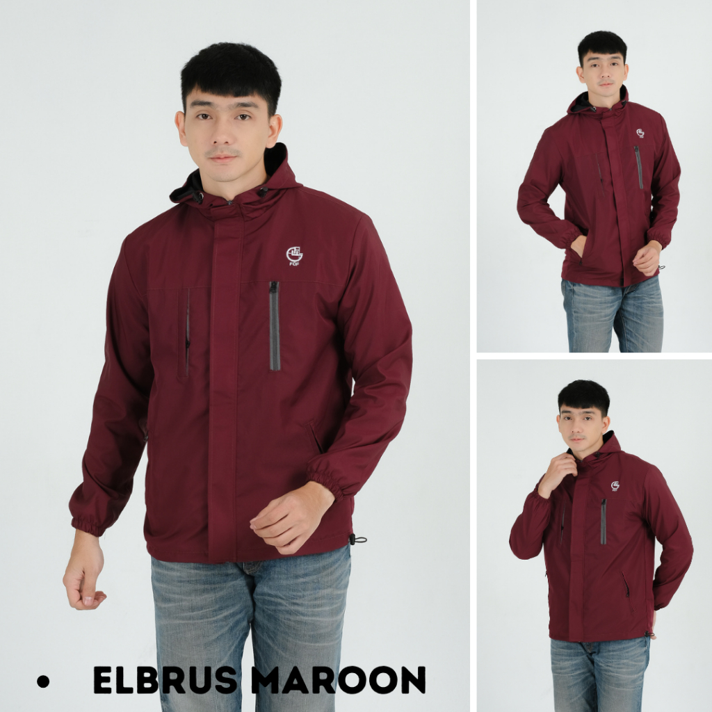 Jual Jaket Parasut Pria Waterproof Model Elbrus 4 saku Original FCF ...